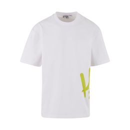Karl Kani T-Shirt &raquo;KM251-001-1 Woven Signature Kani Tag Tee&laquo; 1 Stk. white/lime L L KOMFORT OHNE GRENZEN: Genie&szlig;en Sie den ganzen Tag &uuml;ber h&ouml;chsten...