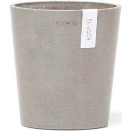 Ecopots Blumentopf &raquo;Morinda Orchidee 14 Taupe&laquo; f&uuml;r den Innenbereich grau Kunststoff