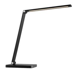 Brilliant LED Tischleuchte »Lomina« LED-Modul 1 Stk. warmweiß - kaltweiß 550 Lumen, 3000-6500K, dimmbar, USB, 38x11 cm schwarz