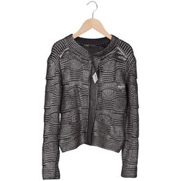 Maje Strickjacke Damen Gr&ouml;&szlig;e S Second Hand silber