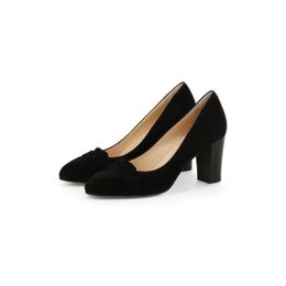 Evita BIANCA Damen Pumps - Rauleder Schwarz - 42