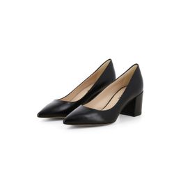 Evita ROMINA Damen Pumps - Glattleder Schwarz - 33