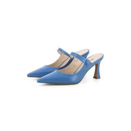 Evita PENELOPE Damen Pantolette - Glattleder Blau - 39