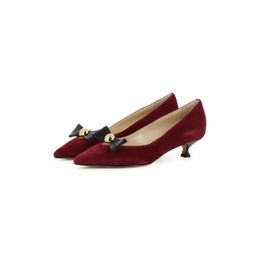 Evita GIORGIA Damen Pumps - Rauleder Bordeaux - 34