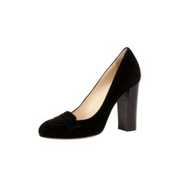Evita CRISTINA Damen Pumps - Rauleder Schwarz - 35