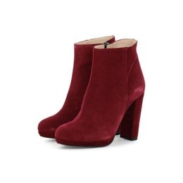 Evita CRISTINA Damen Stiefelette - Rauleder Bordeaux - 35