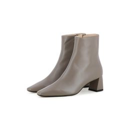 Evita VANESSA Damen Stiefelette - Glattleder Taupe - 40