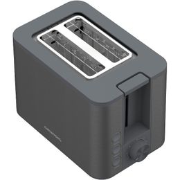 Grundig Toaster &raquo;TA 7340&laquo; 2 kurze Schlitze 950 W inkl. Br&ouml;tchenaufsatz grau Toaster