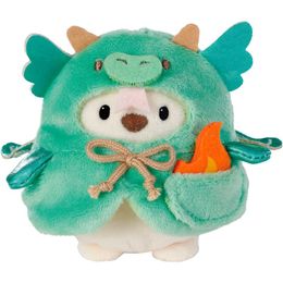 Nici Kuscheltier &raquo;mymochi, Eisb&auml;r Snono 8 cm mit Flamme und Drachenkost&uuml;m&laquo; in Geschenkbox beige