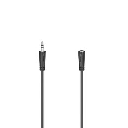 Hama Audio-Kabel &raquo;Audio-Verl&auml;ngerungskabel,3,5-mm-Klinken-Stecker-Klinkenkabel Stereo 5m&laquo; 3,5-mm-Klinke 3,5-mm-Klinke 500 cm schwarz Geeignet f&uuml;r z.B. MP3-