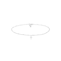Elli Collier &raquo;Choker Kugelkette Kreuz Glaube Schmuck Geschenk 925 Silber&laquo; Silber 36 Halsnahe Choker Kette mit Kreuz f&uuml;r Damen