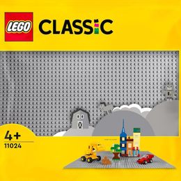 Lego Konstruktionsspielsteine »Graue Bauplatte (11024), Classic« Made in Europe grau