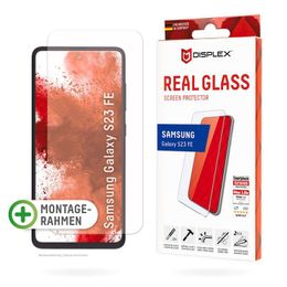 Displex Displayschutzglas »Real Glass« für Samsung Galaxy S23 FE Schutzglas Transparent Kontur und Öffnungen sind optimal abgestimmt auf das...