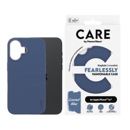 CARE BY PANZERGLASS Handyhülle »Fashionable Case für Apple iPhone 16« Backcover, Schutzhülle, Handyschutzhülle, Case, Schutzcase, stoßfest Blau...