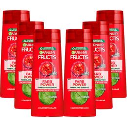 Garnier Haarshampoo »Fructis Farb Power Shampoo« Für Glanz und Geschmeidigkeit transparent Das Haar wirkt kraftvoller und gesünder