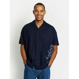 Denim Project Button Up Shirt 'DPMDPPRINTED' male Blue size XXL