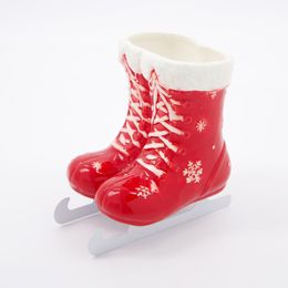 Zimt Twirl Kerze in Schlittschuh-Form 383g