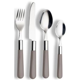 ECHTWERK Besteck-Set &raquo;Bistro Besteck Set, Campingbesteck&laquo; Picknickbesteck grau