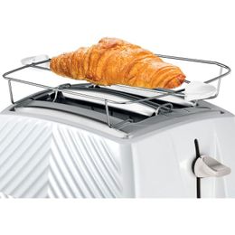 Russell Hobbs Toaster &raquo;Groove 26391-56&laquo; 2 lange Schlitze f&uuml;r 2 Scheiben 850 W wei&szlig;, 850 Watt - 6 Br&auml;unungsstufen wei&szlig; Toaster