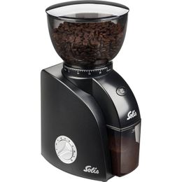 SOLIS OF SWITZERLAND Kaffeemühle »Scala Zero Static« 135 W Kegelmahlwerk 300 gBohnenbehälter schwarz