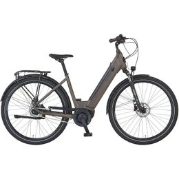 Prophete Kinder &raquo;Geniesser 3.3&laquo; 7 Gang Shimano Nexus Schaltwerk Nabenschaltung Mittelmotor 250 W Pedelec, Elektrofahrrad f&uuml;r Damen und Herren braun