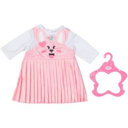 Baby Born Puppenkleidung »Häschenkleid, 43 cm« mit Kleiderbügel rosa/weiß