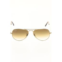 Ray-Ban Sonnenbrille Damen Gr&ouml;&szlig;e One Size Second Hand gold