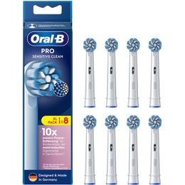Oral-B Aufsteckbürsten »Pro Sensitive Clean« X-förmige Borsten weiß Designed & Made in Germany - Garantierte Passform mit allen wiederaufladbaren...