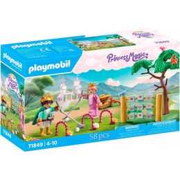 Playmobil Konstruktions-Spielset &raquo;K&ouml;nigskinder im Spielgarten (71849), Playmobil Princess Magic&laquo; bunt