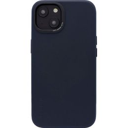 Decoded Smartphone-H&uuml;lle &raquo;Leather Backcover iPhone 14 Plus&laquo; iPhone 14 Plus blau Leder Metallkn&ouml;pfe sorgen f&uuml;r Schutz der Smartphone-Tasten