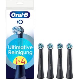 Oral-B Aufsteckbürsten »iO Ultimative Reinigung« für fortgeschrittene Tiefenreinigung und Plaque-Entfernung schwarz ZAHNÄRZT/INNEN VERTRAUEN...