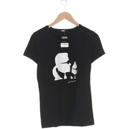 K by KARL LAGERFELD Karl Lagerfeld T-Shirt Damen Gr&ouml;&szlig;e M Second Hand schwarz