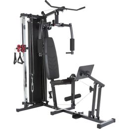 HAMMER Kraftstation &raquo;Kraftstation FERRUM TX3&laquo; 12 Gewichtsbl&ouml;cke Seilzug, Beinpresse, Butterflystange, Latzug und mehr, max. Benutzergewicht 120 kg,...