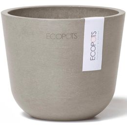 Ecopots Blumentopf »Oslo Mini 11, 5 Taupe« für den Innenbereich Taupe