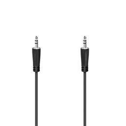 Hama Audio-Kabel &raquo;Audio-Kabel, 3,5-mm-Klinken-St. - 3,5-mm-Klinken-St., 5m Klinkenkabel&laquo; 3,5-mm-Klinke 50 cm schwarz F&uuml;r Ger&auml;te mit Klinken-Anschluss