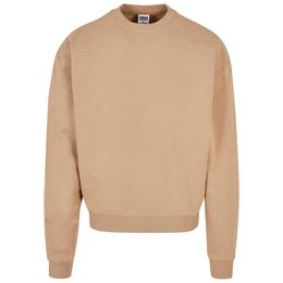 Urban Classics Rundhalspullover &raquo;Herren Ultra Heavy Crew&laquo; 1 Stk. unionbeige L L Schweres M&auml;nner Longsleeve mit &uuml;berschnittenen Schultern