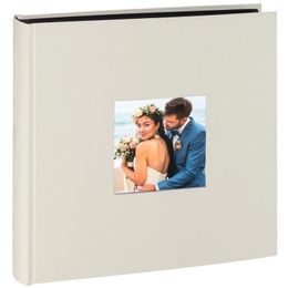 Hama Fotoalbum &raquo;Singo Jumbo Foto Album 30 x 30 cm, 100 schwarze Seiten&laquo; wei&szlig; Platz f&uuml;r max. 400 Fotos im Format 10 x 15
