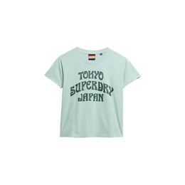 Superdry Shirt 'Surf' female Blue size 40
