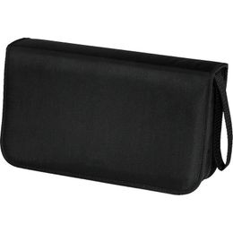 Hama DVD-Hülle »CD-/DVD-/Blu-ray-Tasche 80, Schwarz, Disc-Tasche Wallet« schwarz Schaumstoffpolsterung für maximalen Schutz beim Transport