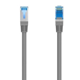 Hama LAN-Kabel &raquo;Netzwerkkabel CAT-6, 1Gbit/s F/UTP geschirmt 3m&laquo; RJ-45 (Ethernet) 300 cm grau Geeignet und gepr&uuml;ft f&uuml;r Gigabit-Ethernet (10/100/1000 Mbit/s