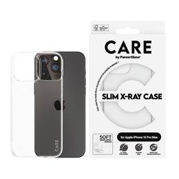 CARE BY PANZERGLASS Handyhülle »Slim X-Ray Case für Apple iPhone 15 Pro Max Fashion X-Ray Soft« Backcover, Schutzhülle, Handyschutzhülle, Case,...