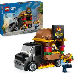 Lego Konstruktionsspielsteine »Burger-Truck (60404), Lego City« Made in Europe bunt