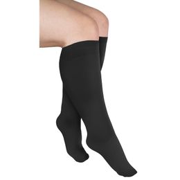 Janastyle Feinkniestr&uuml;mpfe &raquo;BIG Feinkniestr&uuml;mpfe mit extrabreitem Bund&laquo; 50 3 Stk. tlg. f&uuml;r einen Wadenumfang bis zu 56 cm, f&uuml;r starke Waden schwarz
