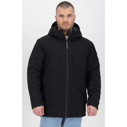 LPO Winterjacke &raquo;FENNO II MN&laquo; Jacke wendbar und Taschen mit Magnetverschlu&szlig; black L L Wendbar: glatte und gesteppte Seite