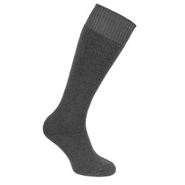 Vollpl&uuml;sch Thermo Kniestr&uuml;mpfe Immerwarm grau, Gr&ouml;&szlig;e 42-44