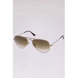 Ray-Ban Sonnenbrille Damen Gr&ouml;&szlig;e One Size Second Hand gold