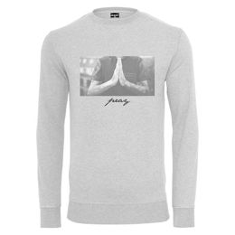 MisterTee Rundhalspullover &raquo;Herren Pray Crewneck&laquo; 1 Stk. grey L L Klassische Pullover mit bequemem Rundhalsausschnitt