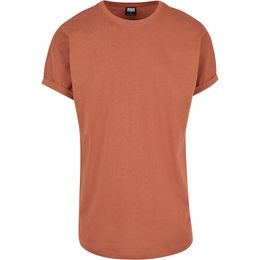 Urban Classics T-Shirt &raquo;Herren Long Shaped Turnup Tee&laquo; 1 Stk. terracotta XXL XXL KLARES DESIGN: Minimalistisch und vielseitig kombinierbar