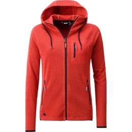 LPO Fleecejacke &raquo;Weya&laquo; auch in Gro&szlig;en Gr&ouml;&szlig;en poppy red 40 (M) 40 (M) 3 Rei&szlig;verschlusstaschen