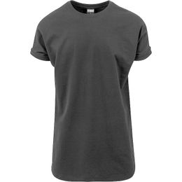 Urban Classics Damen Urban Classics T-Shirt &raquo; Herren Long Shaped Turnup Tee&laquo; 1 Stk. M